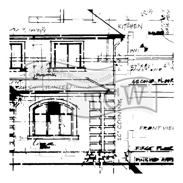 Stencils – 6×6 Blueprint – The Crafter’s Workshop - Creative Inspirations