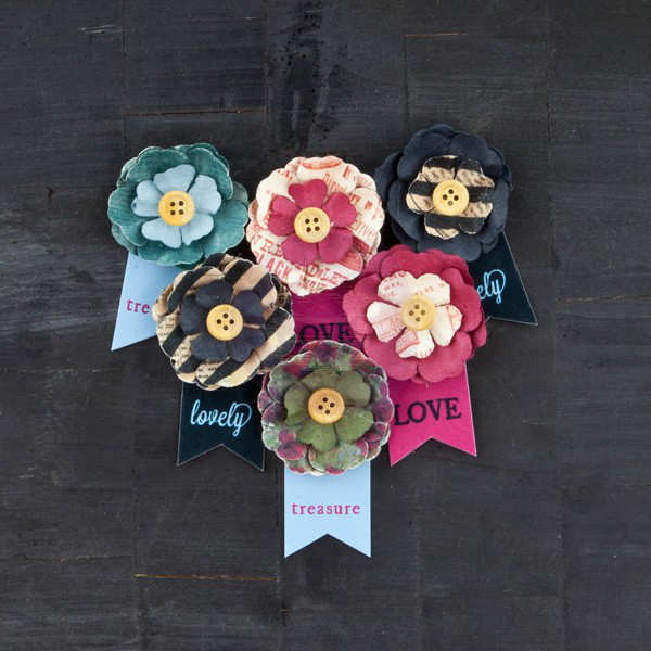 Stationer’s Desk – Flowers – Copyright – Prima - Creative Inspirations