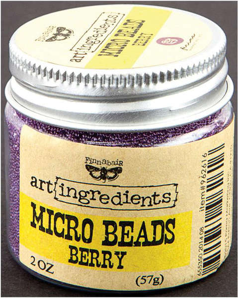 Art Ingredients Micro Beads – Berry – Prima - Scrapbook and Mixed Media ...