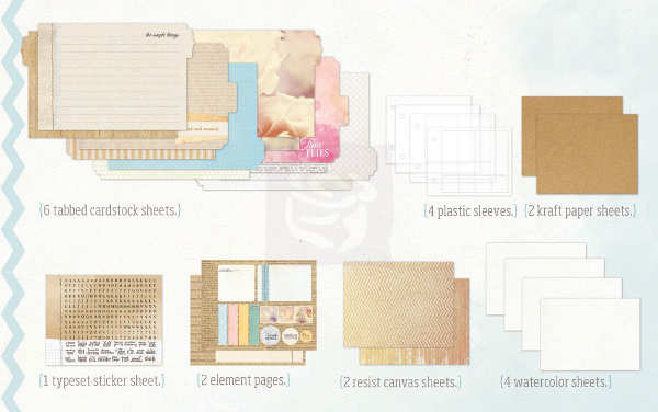 Mixed Media – Book Inserts Small – Prima - Scrapbook and Mixed Media Store